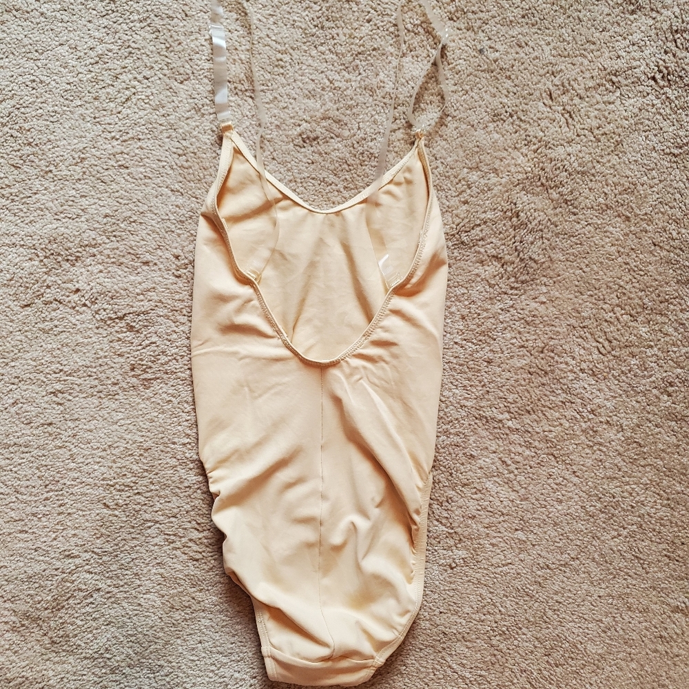 Capezio Leotard With Clear Transition Straps - Gem